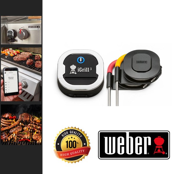 WEBER iGrill 3 Hőmérő – TOBOX Áruház | E-Jármű-Munkavédelem-Grill